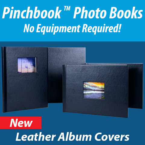Fine Art Foto - New Leather Pinchbook™ Photo Books